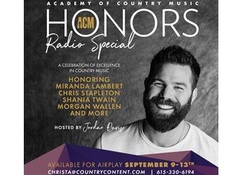 Jordan Davis To Host ACM Honors Radio Special. | News | countryinsider.com
