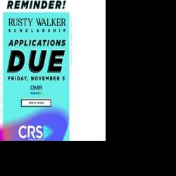 Deadline For CRS Rusty Walker Scholarship On Friday. | News ...