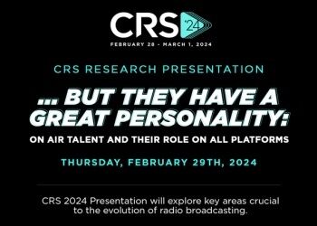 CRS Announces 2024 Research Presentation Topic: On-Air Talent. | News | countryinsider.com