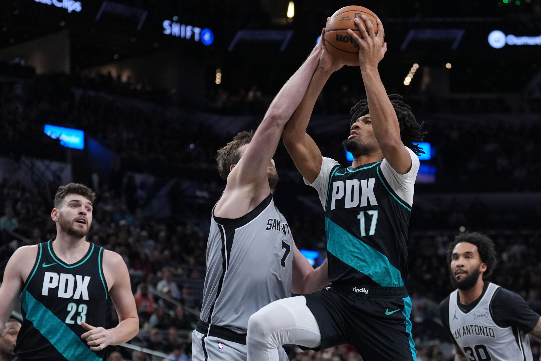 Trail Blazers Spurs Basketball | Sports | couriernews.com