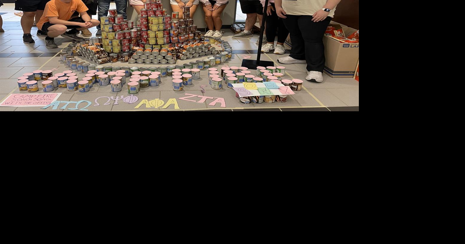 ATU Greek Week project yields food for those in need | News ...