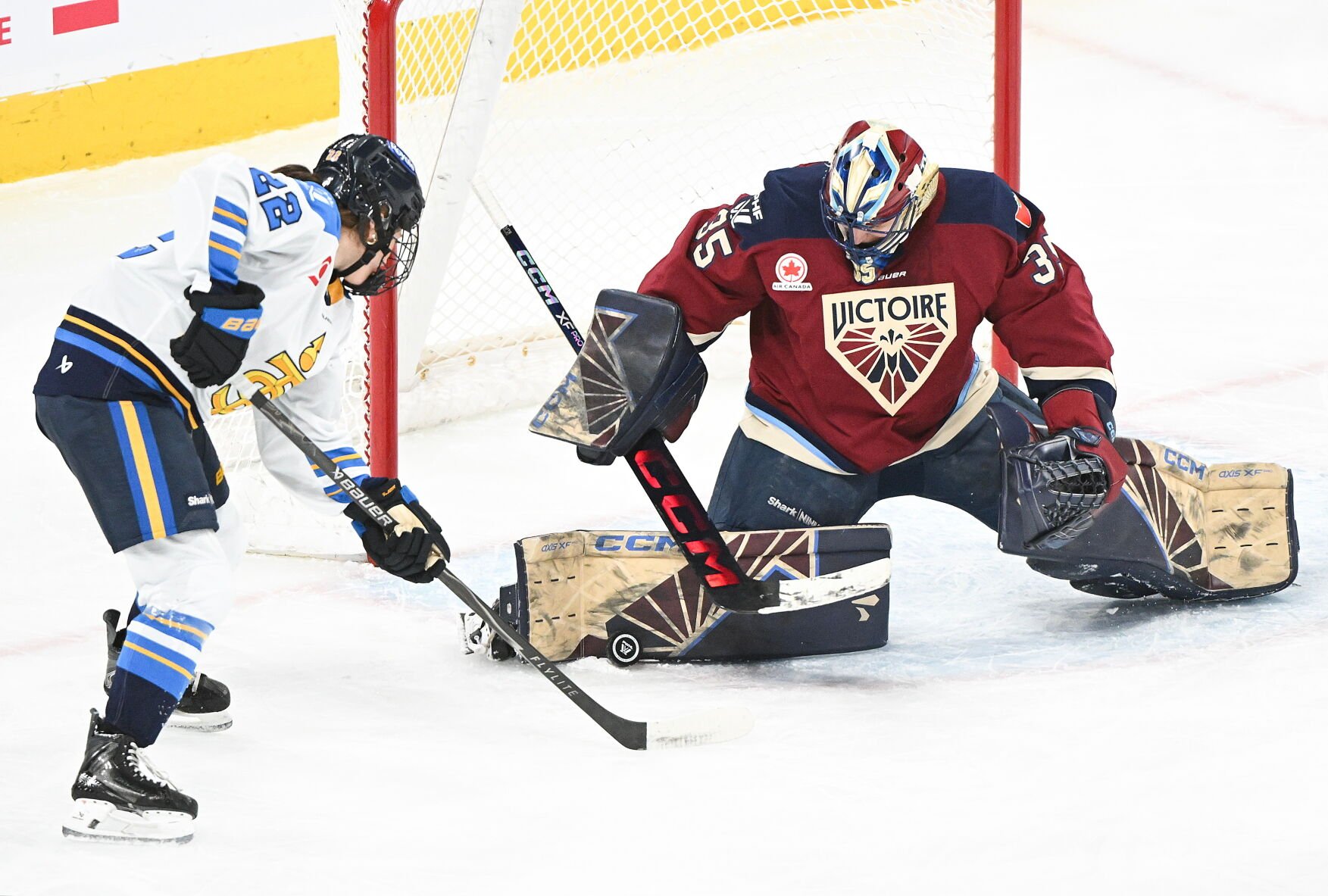 Desbiens makes 22 saves, Victoire beat Sceptres 3-0 in final game ...