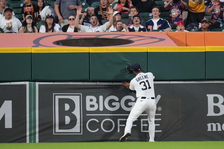 Vaughn Grissom's grand slam, 6 RBIs lead Angels over Tigers, 10-6 ...