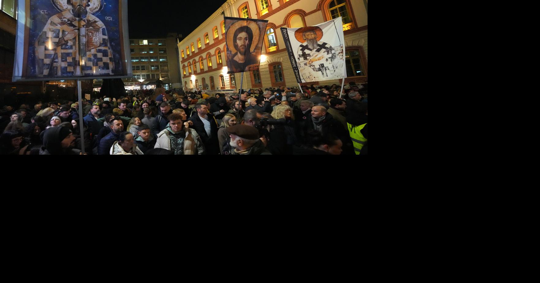 Thousands rally in Belgrade against crackdown on student-led protests ...