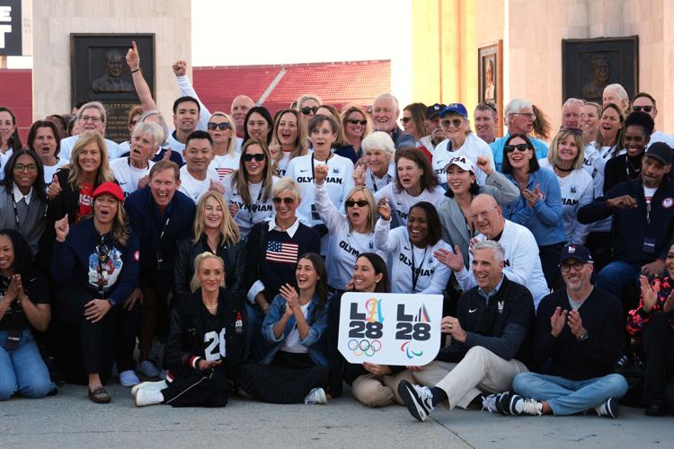 Olympic legends reunite in Los Angeles to kick off ticket registration ...