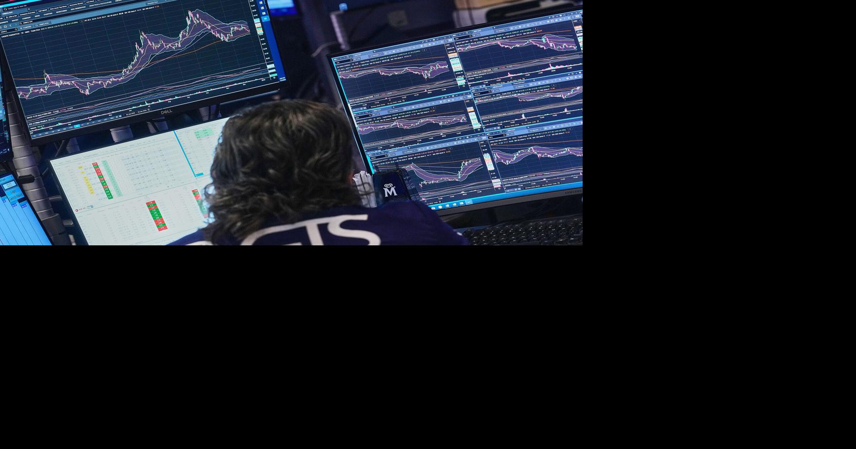 US stocks fall again as oil and gold prices rise | Business ...