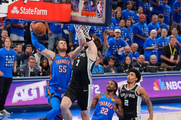 Kornet's 4th-quarter block on Hartenstein is one that the Spurs will ...