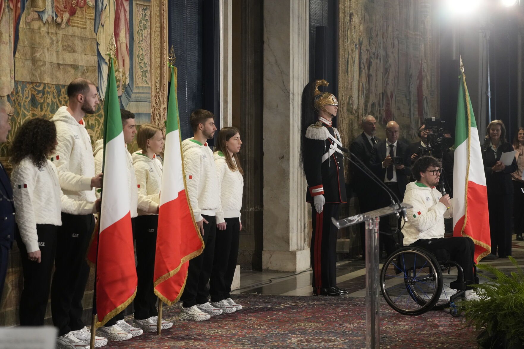 Italy Olympic Flag Bearers | Sports | couriernews.com