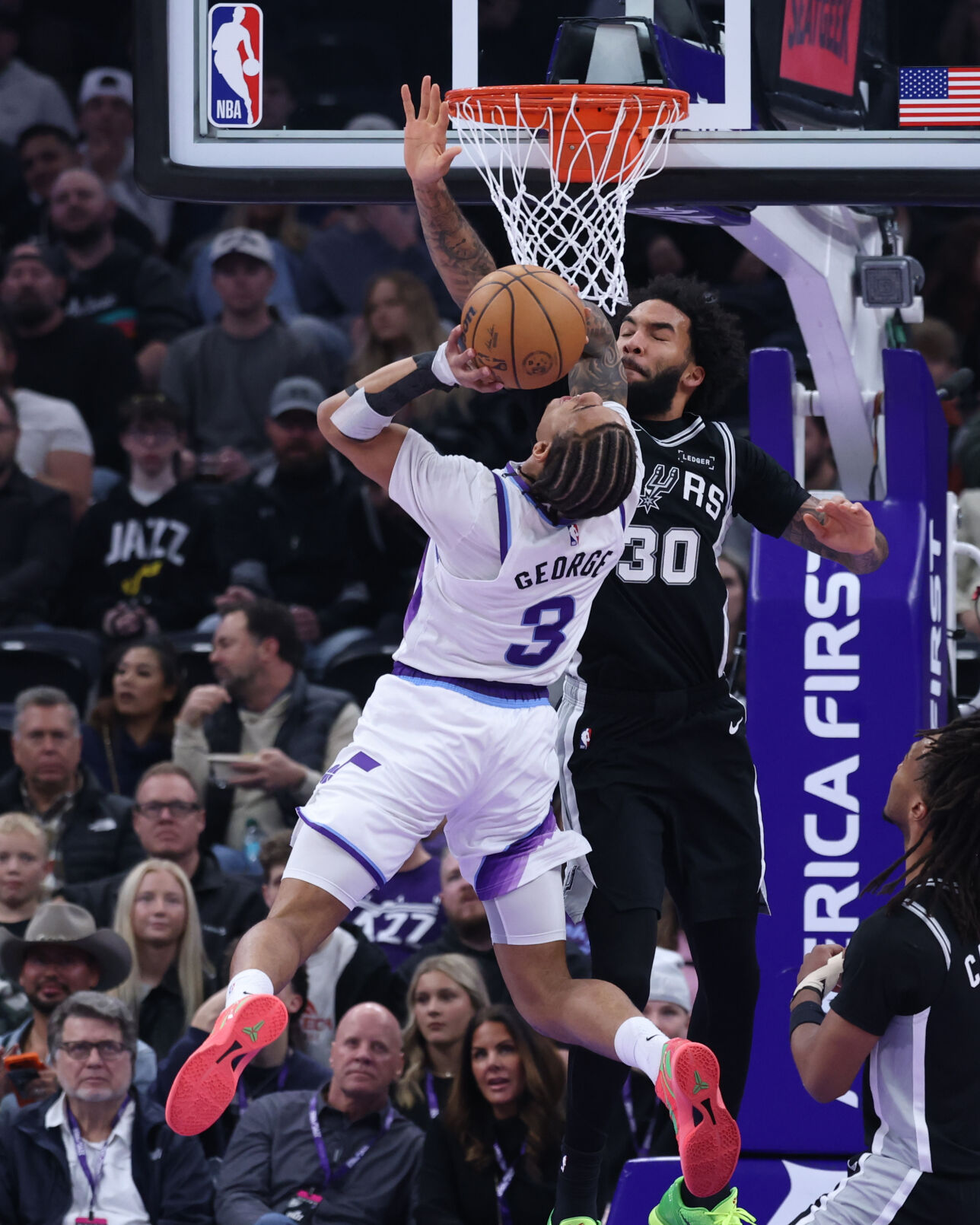 Spurs Jazz Basketball | Sports | couriernews.com