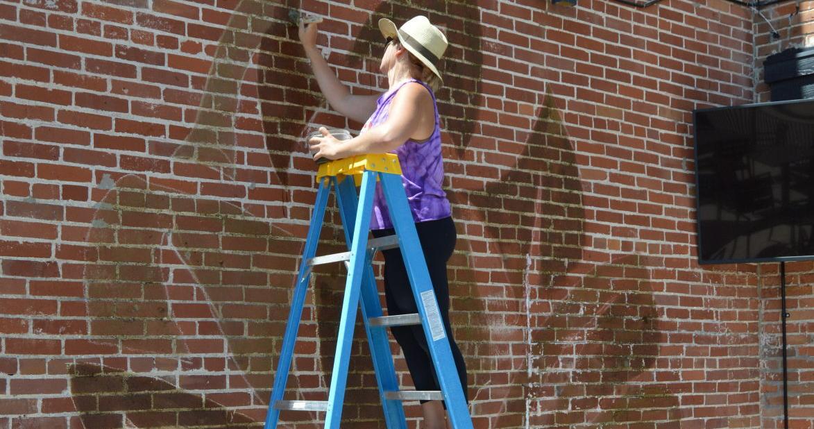 New mural made from moss painted at Corner Taproom | News | cpioneer.com