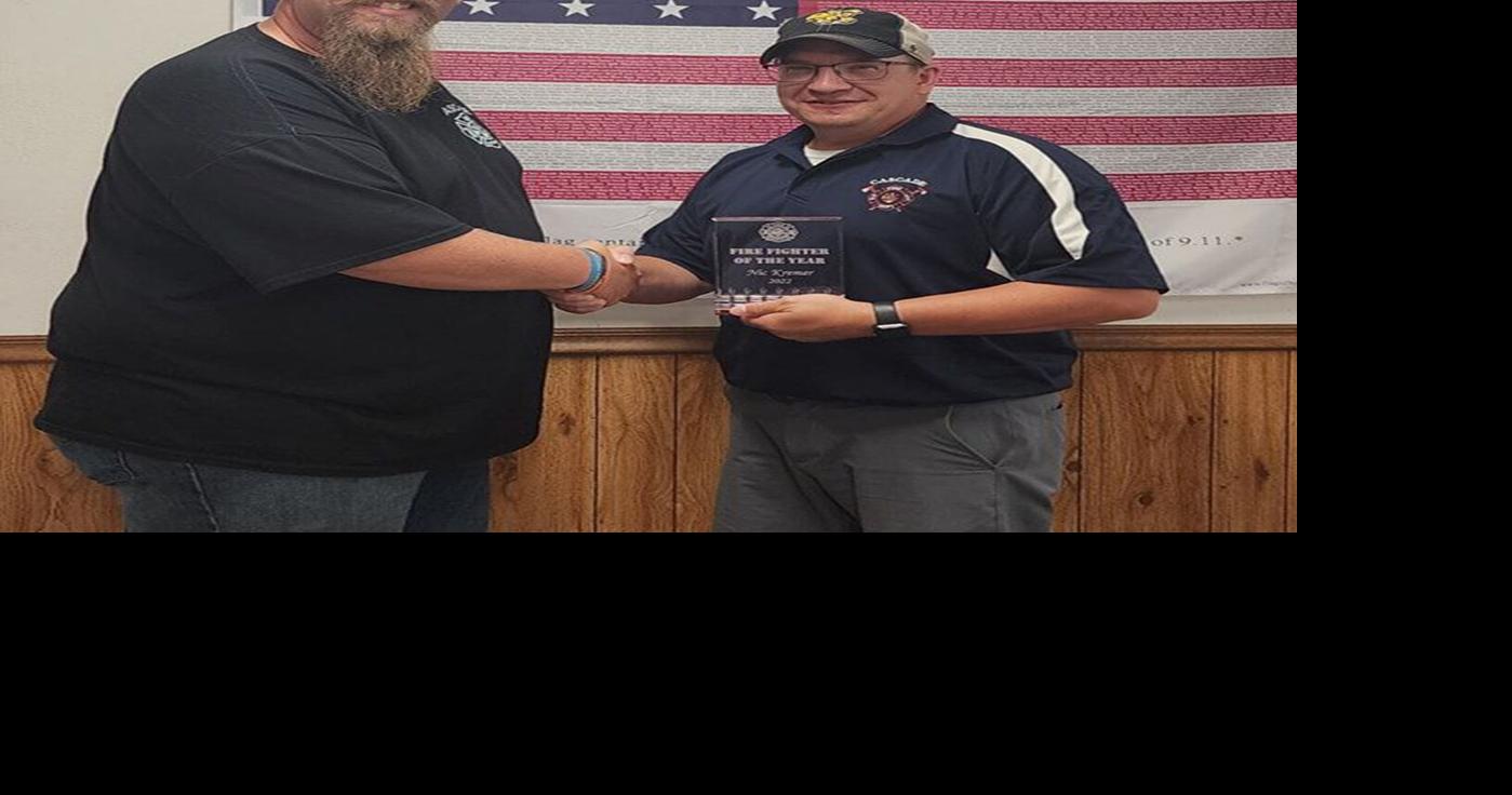 Kramer earns Firefighter of the Year honor | News | cpioneer.com
