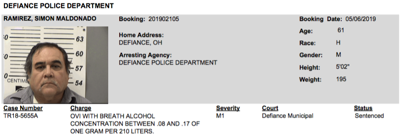 Simon Ramirez - CCNO | Booking Photos | crescent-news.com