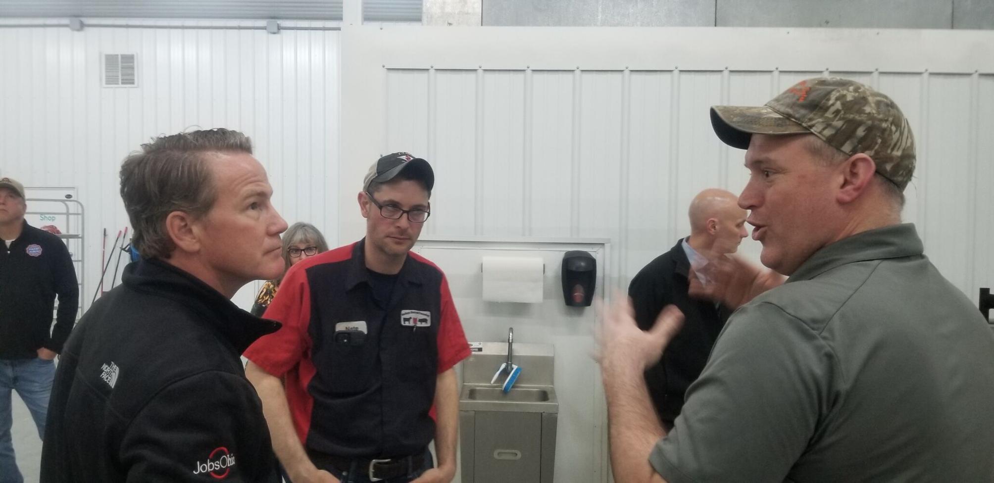 Husted visited Buckeye Meats and Processing, Hamler Thursday | Local ...