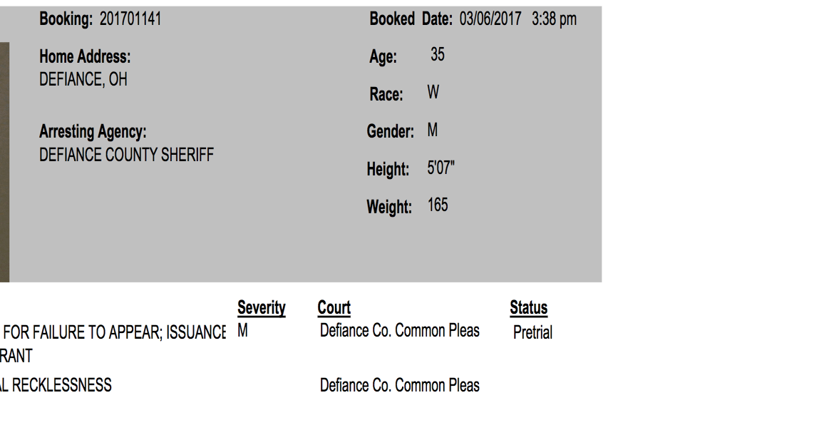 Paul Lytle | Booking Photos | crescent-news.com