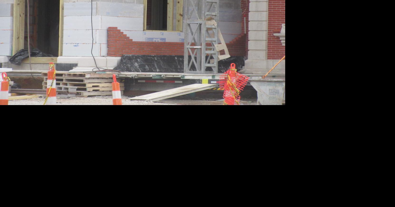 First look at brick on Defiance's courthouse addition causes pause | Local News | crescent-news.com