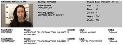 Rebecca Krueger | Booking Photos | crescent-news.com