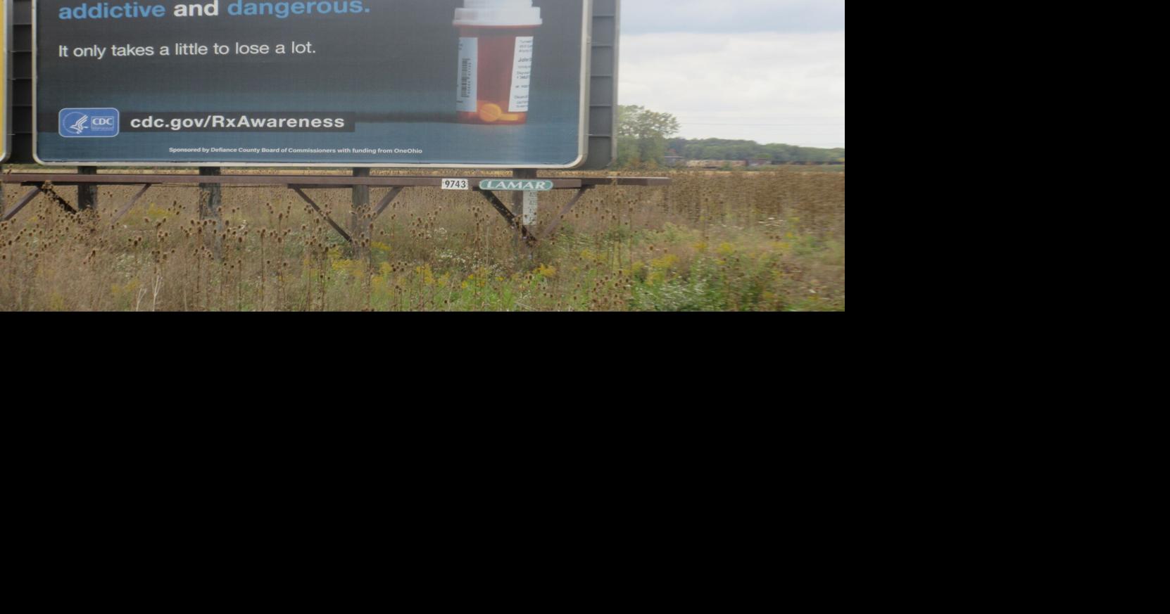 County commissioners' new billboards warn of opioid dangers | Local ...