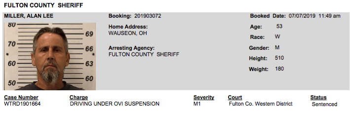 Alan Miller - CCNO | Booking Photos | crescent-news.com