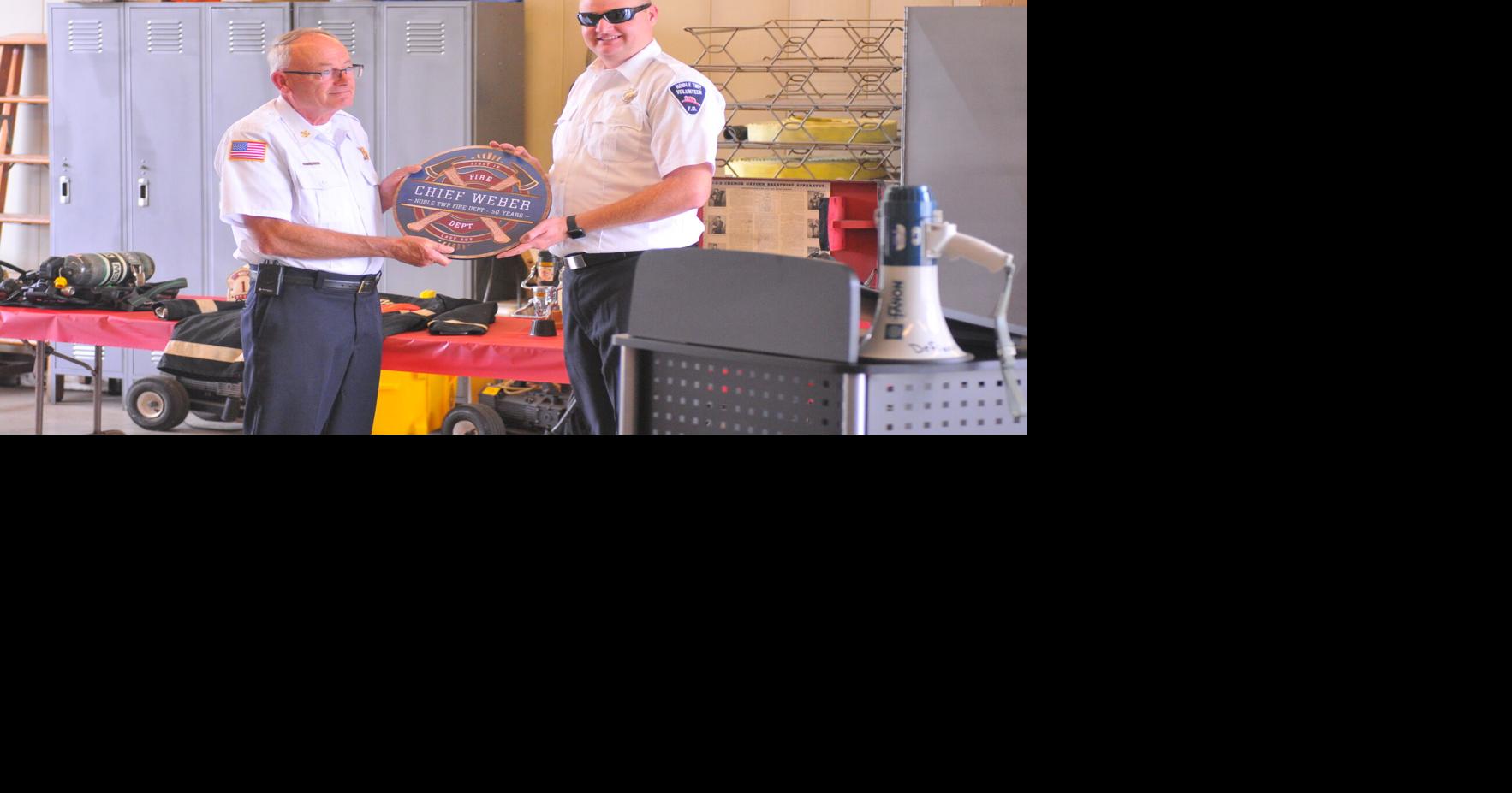 Noble Twp. Fire chief honored | Local News | crescent-news.com