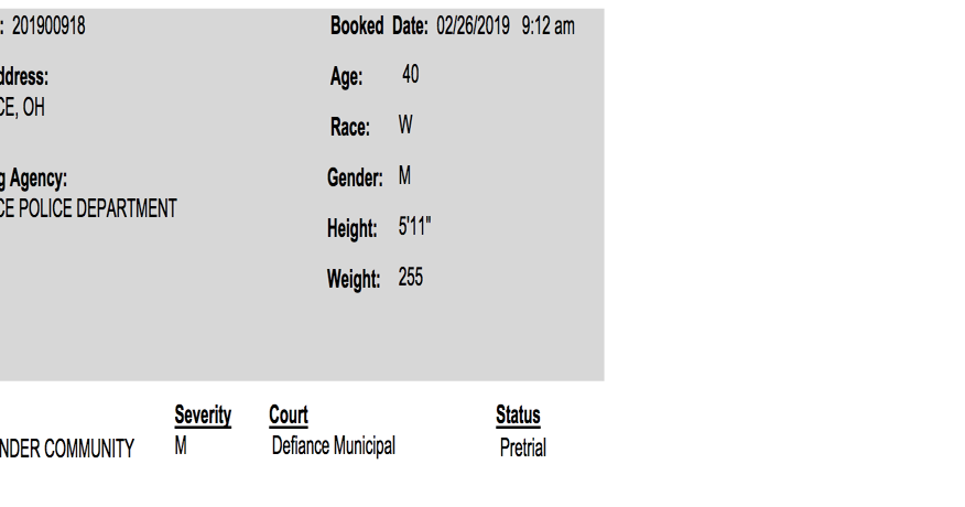 Larry Butcher - CCNO | Booking Photos | crescent-news.com