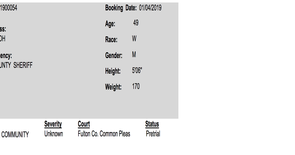 Robert Ringler - CCNO | Booking Photos | crescent-news.com