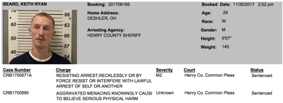 Keith Beard | Booking Photos | crescent-news.com