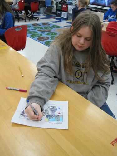 Defiance Elementary 1 kids design | Kids' Design An Ad | crescent-news.com