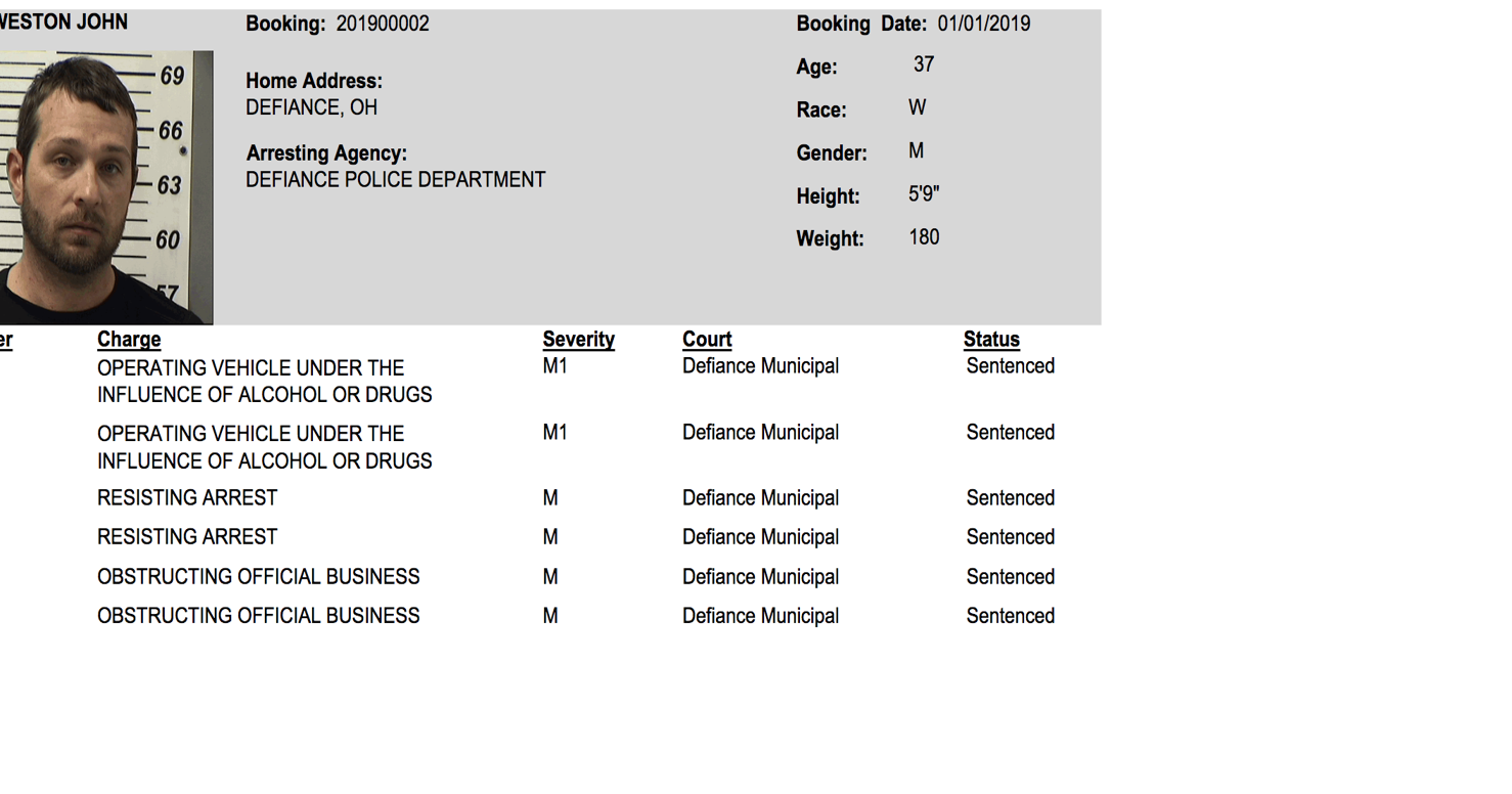 Weston Stevens - CCNO | Booking Photos | crescent-news.com