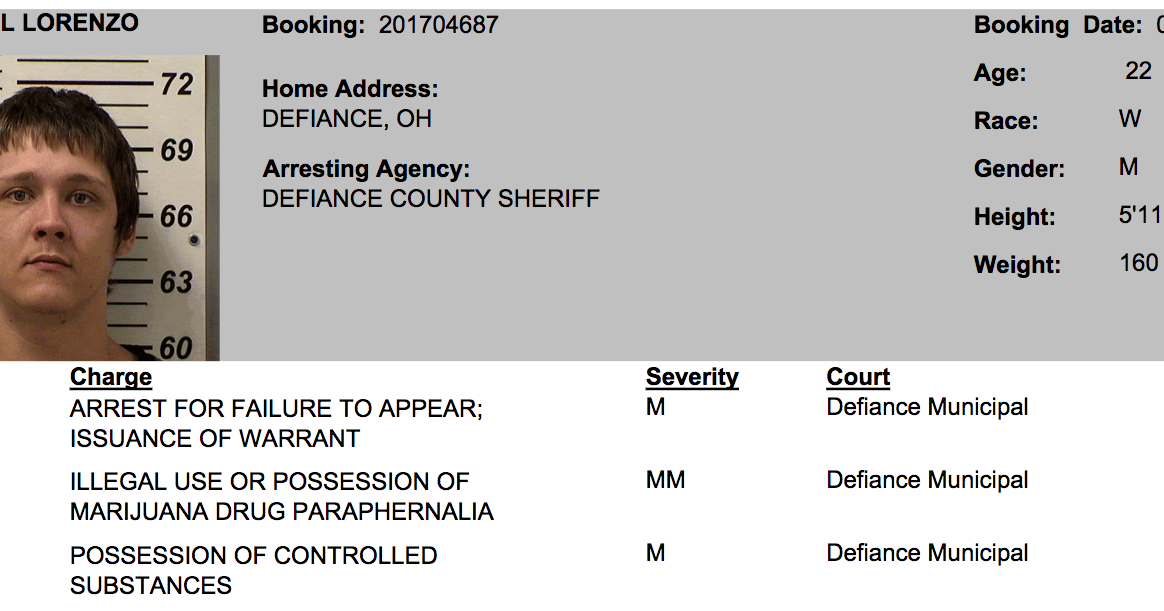 Michael Maney | Booking Photos | crescent-news.com