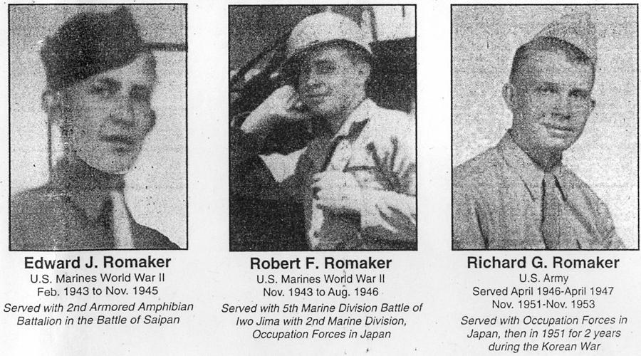 70 years have passed since last of three Romaker brothers served in ...