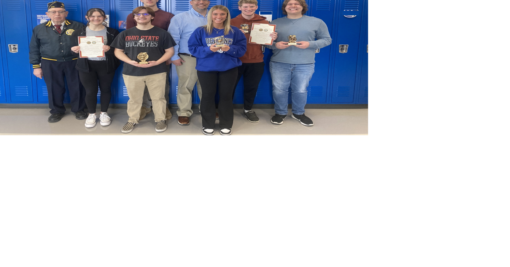 Defiance High School announces 'Americanism' program achievers | Local ...