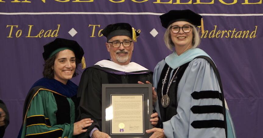 Defiance College awards diplomas; Brehler, Gray receive the Pilgrim ...