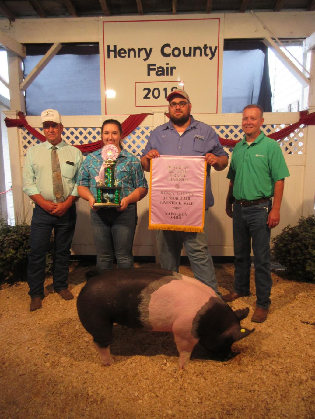 Reserve champion market hog at the Henry County Fair | Local Farm ...