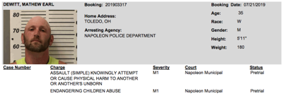 Matthew DeWitt - CCNO | Booking Photos | crescent-news.com