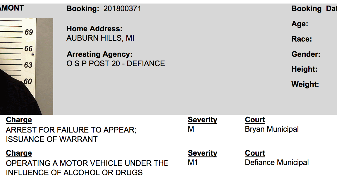 Darion Thomas | Booking Photos | crescent-news.com