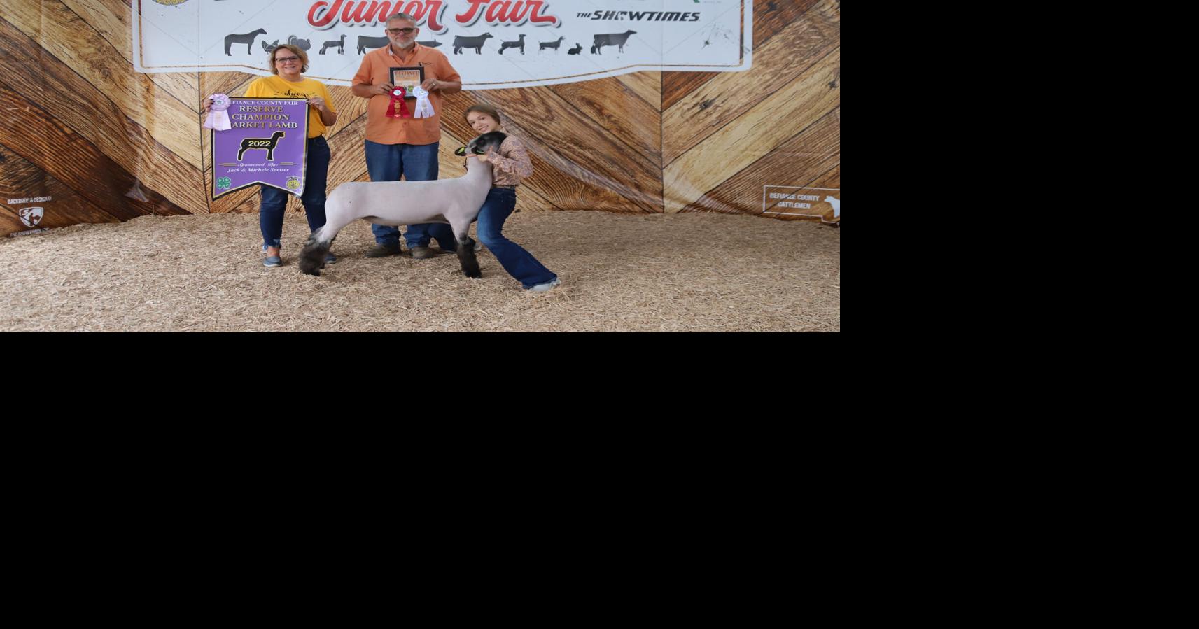 Reserve champion market lamb in Defiance County | Fairs | crescent-news.com