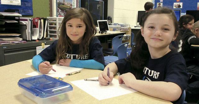 Photo: Defiance Elementary School second-grade engineering coloring ...