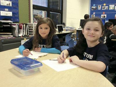 Photo: Defiance Elementary School second-grade engineering coloring ...
