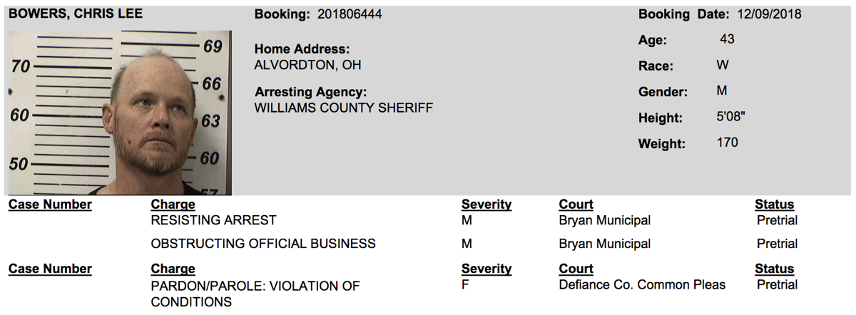 Chris Bowers - CCNO | Booking Photos | crescent-news.com