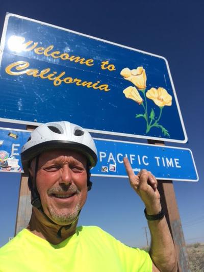 Wiseman reaches California on bike trek, end is in sight | Local News ...