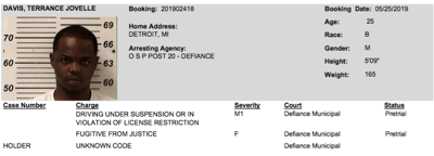 Terrance Davis - CCNO | Booking Photos | crescent-news.com