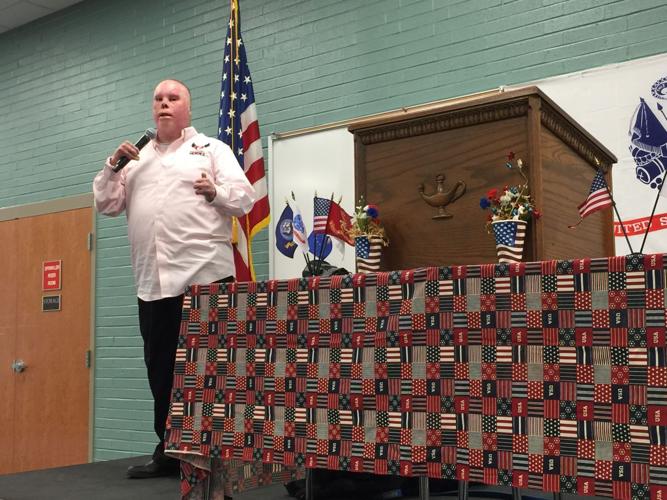Retired Army Sergeant injured in Iraq shares story with students at ...