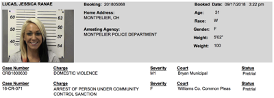 Jessica Lucas - CCNO | Booking Photos | crescent-news.com