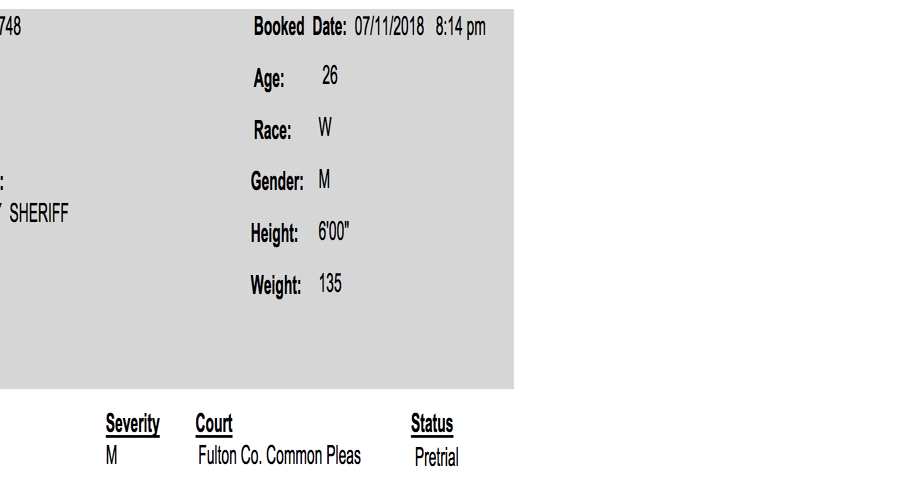 Jacob Olson - CCNO | Booking Photos | crescent-news.com