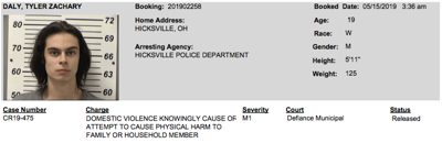 Tyler Daly - CCNO | Booking Photos | crescent-news.com