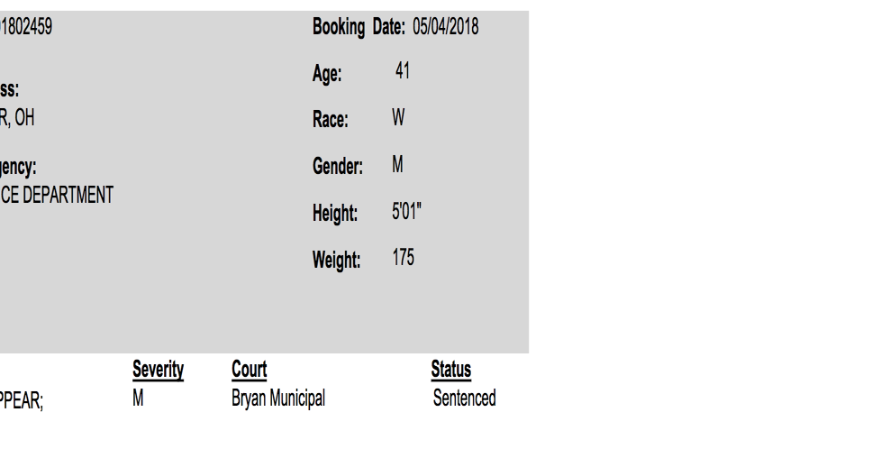 Kenneth Farley | Booking Photos | crescent-news.com