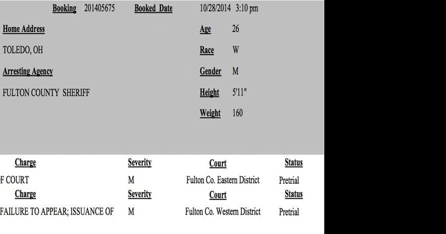 Jason Googe - CCNO booking photo - October 28, 2014 | Booking Photos ...