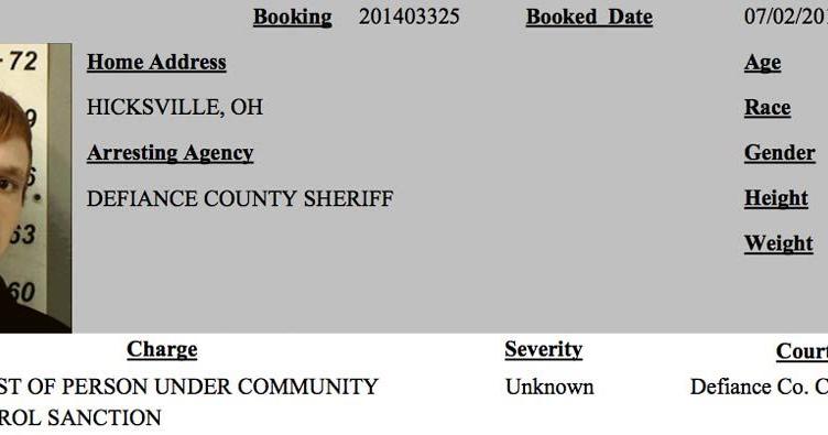 Adam Furrow - CCNO booking photo - July 2, 2014 | Booking Photos ...