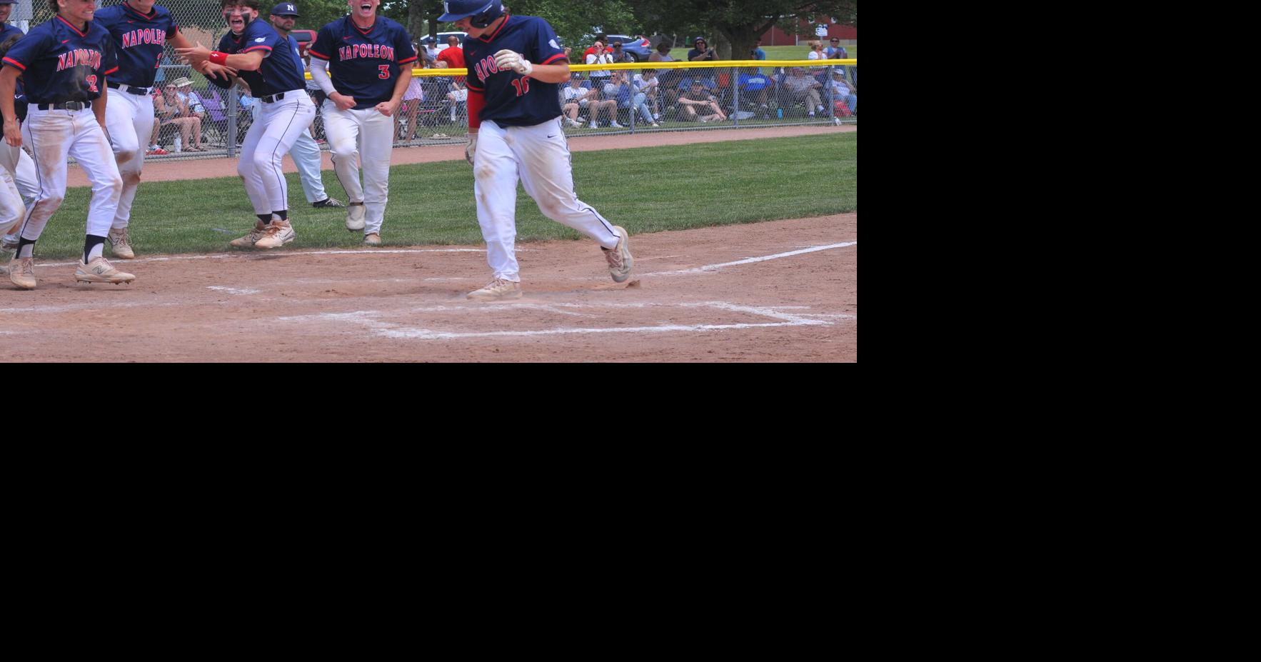 D-II district baseball: Napoleon ambushes DHS for first district title ...