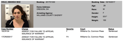 Amanda Ogle | Booking Photos | crescent-news.com